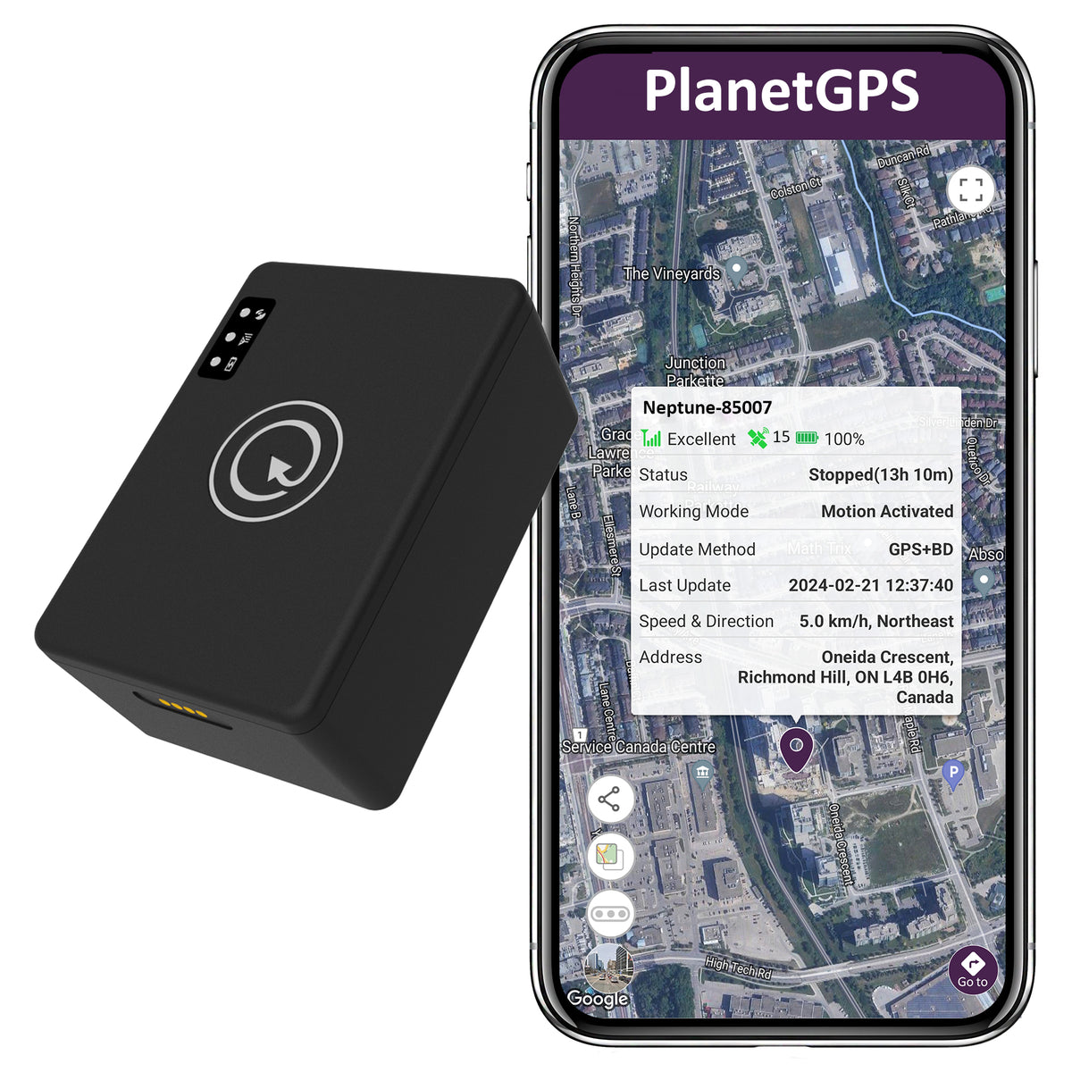 Neptune 4G - PlanetGPS Magnetic GPS Tracker Vehicle Asset Car Tracking